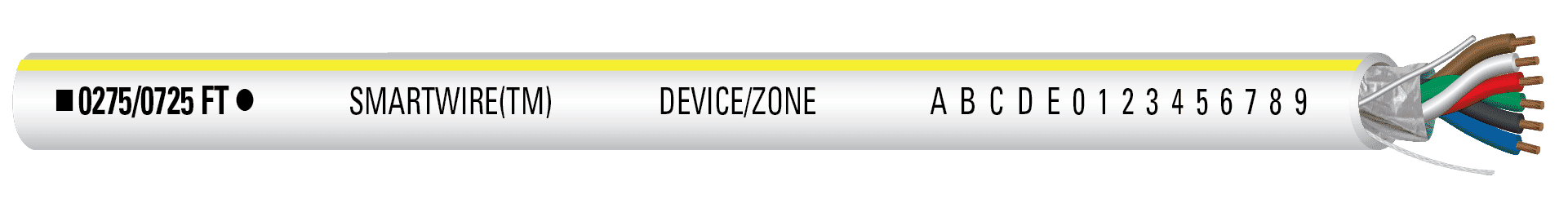 2206SP-WHT-YLW | Security Access Control - Shld Plnm