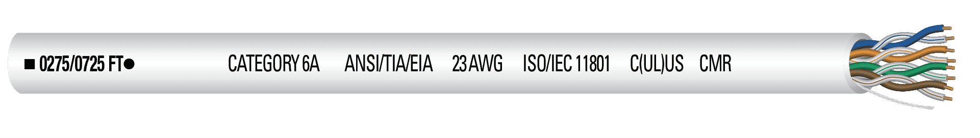 CAT6A-WHT