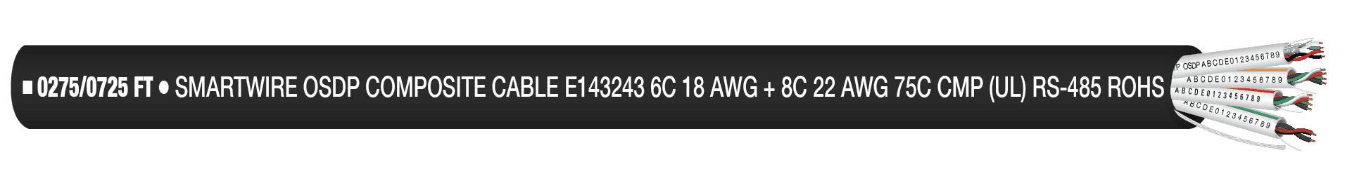4461030-OSDP-WCW - 4 Elem Cust Comp Cable CMP OSDP Ylw Jkt SECURITY ...