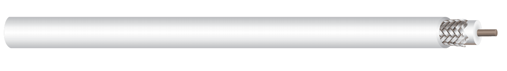 WCW-CNT-400-P - 50 Ohm Low Loss Coax CMP Wht Jkt DAS/50-OHM-BRAIDED-COAX