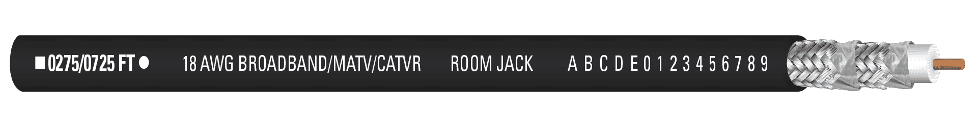 RG6Q-BLK | Av - Coax Cable Catv Non Plnm